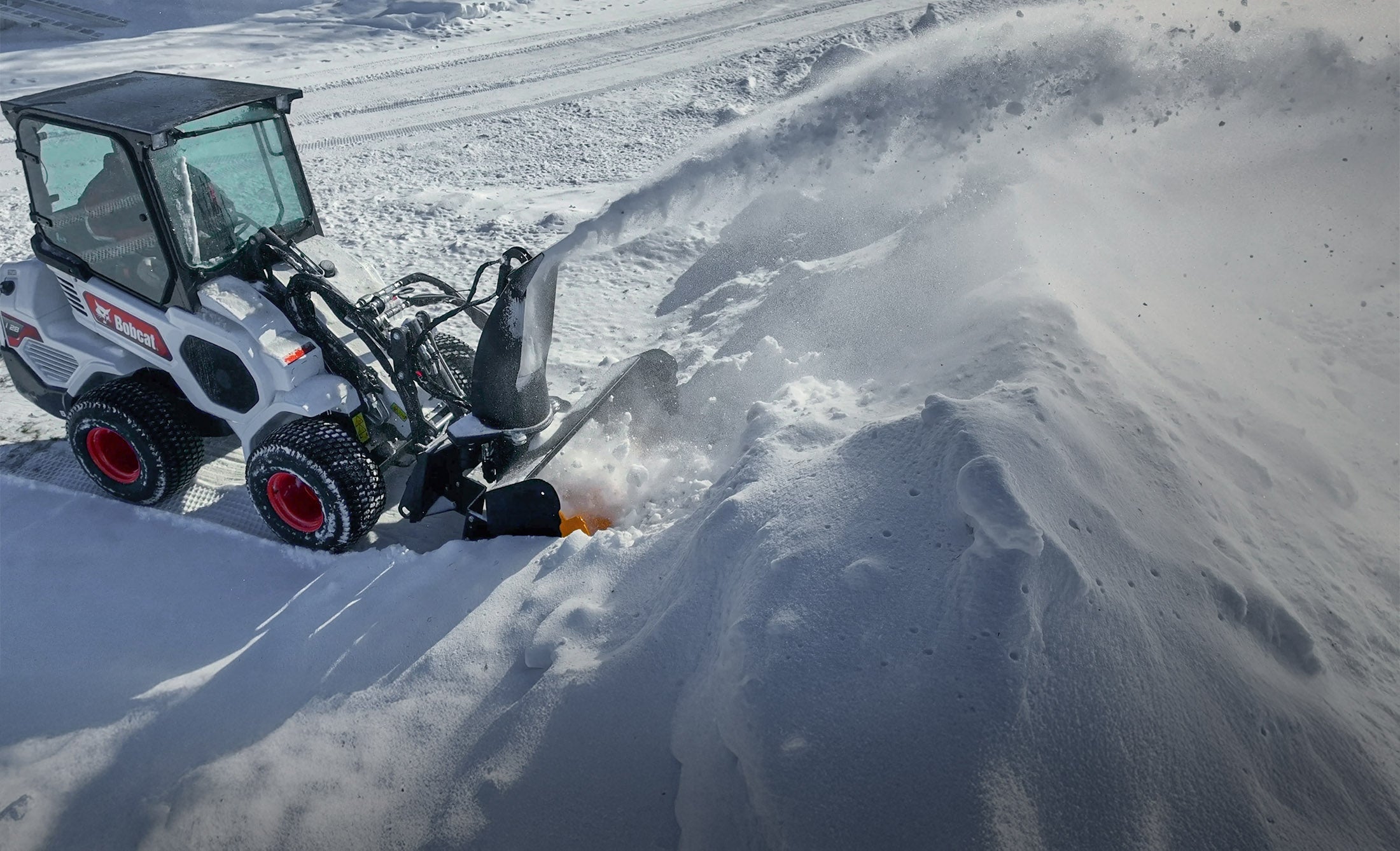 Mini Skid Steer | Application | Snow Removal – Quick Attach