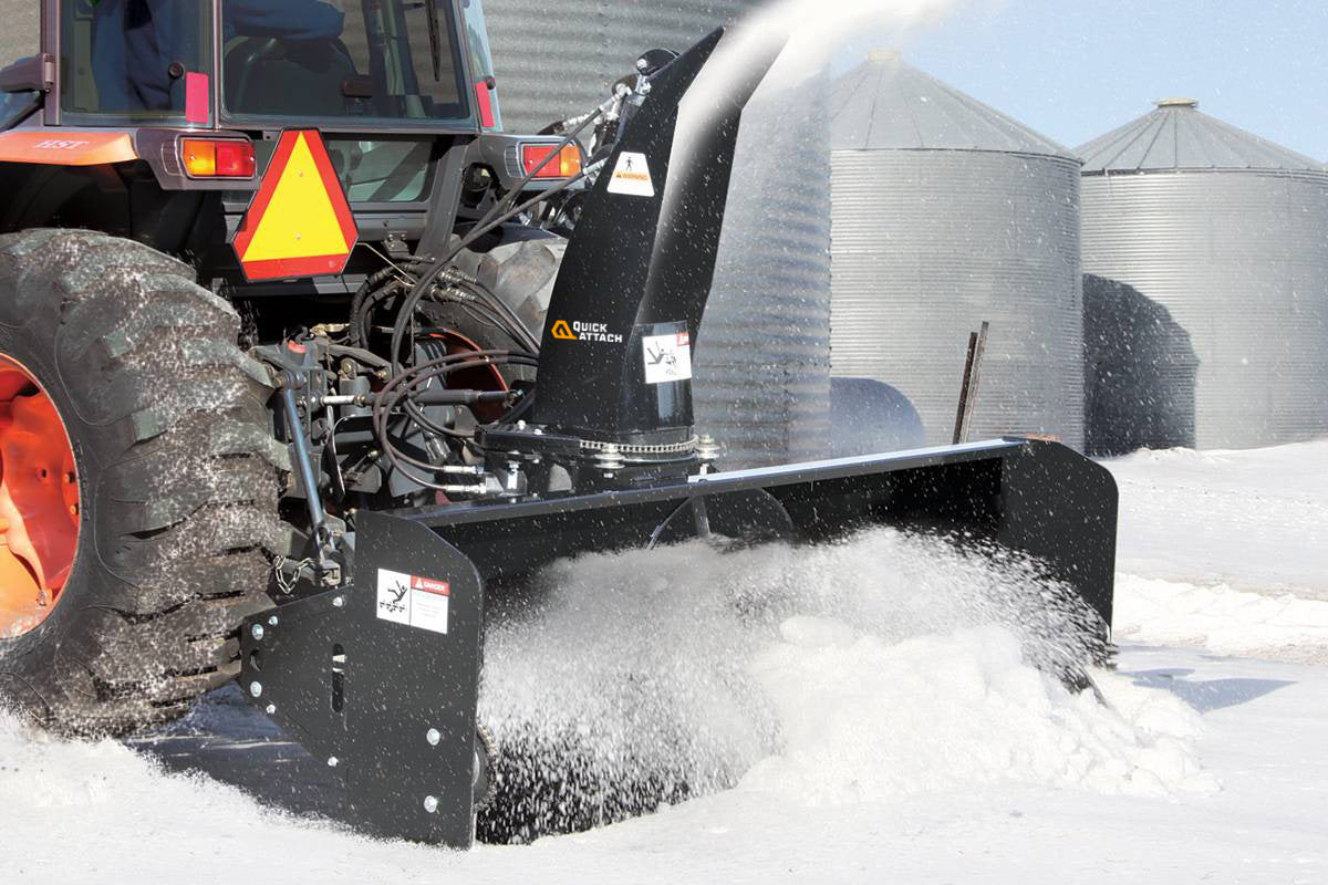EZ Snow-Away RM - 3-Point PTO Commercial Rear Mount Snowblower – Quick ...
