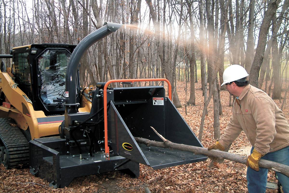The Big Chipper - Skid Steer Chipper – Quick Attach