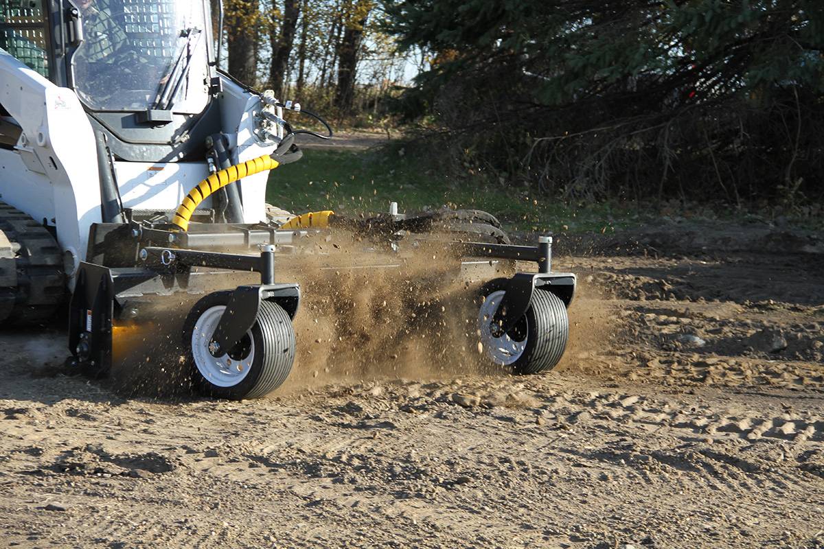 #1 Skid Steer Soil Conditioner Skid Steer Harley Rake | Quick Power ...