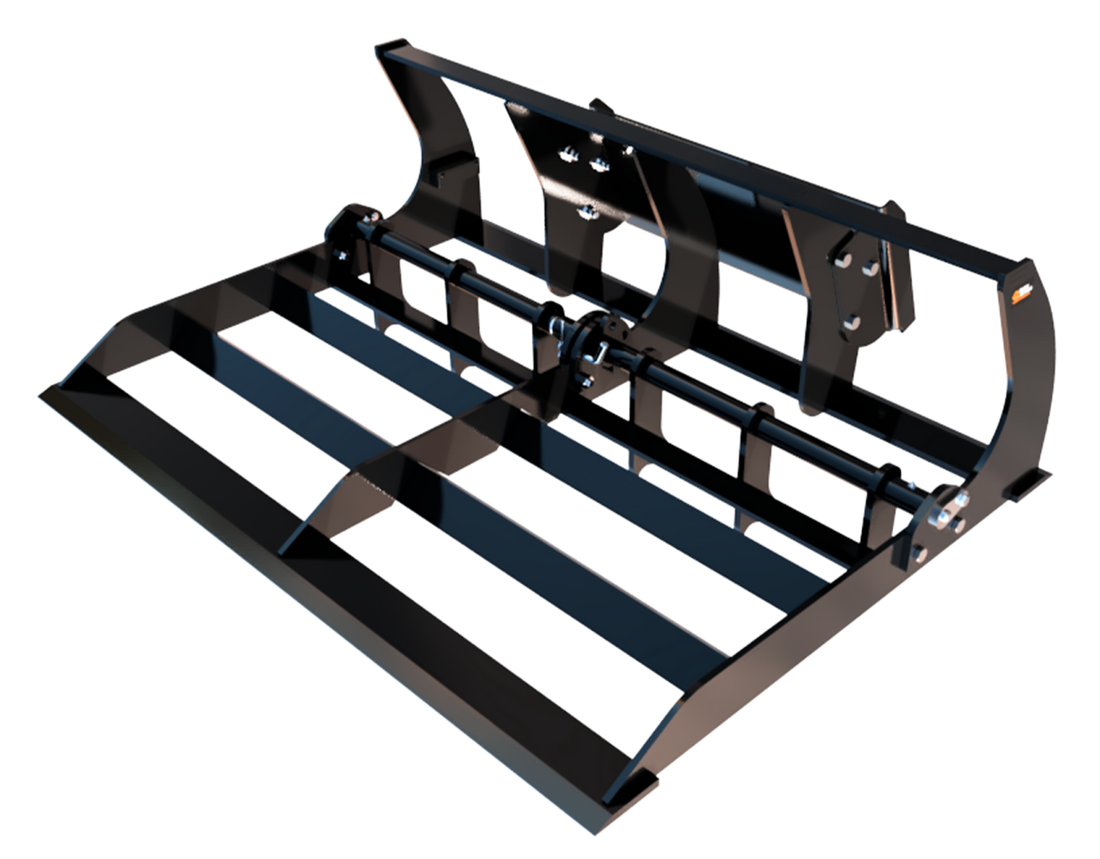 Mini Skid Steer Land Planer | Land Leveler Mini Planer – Quick Attach