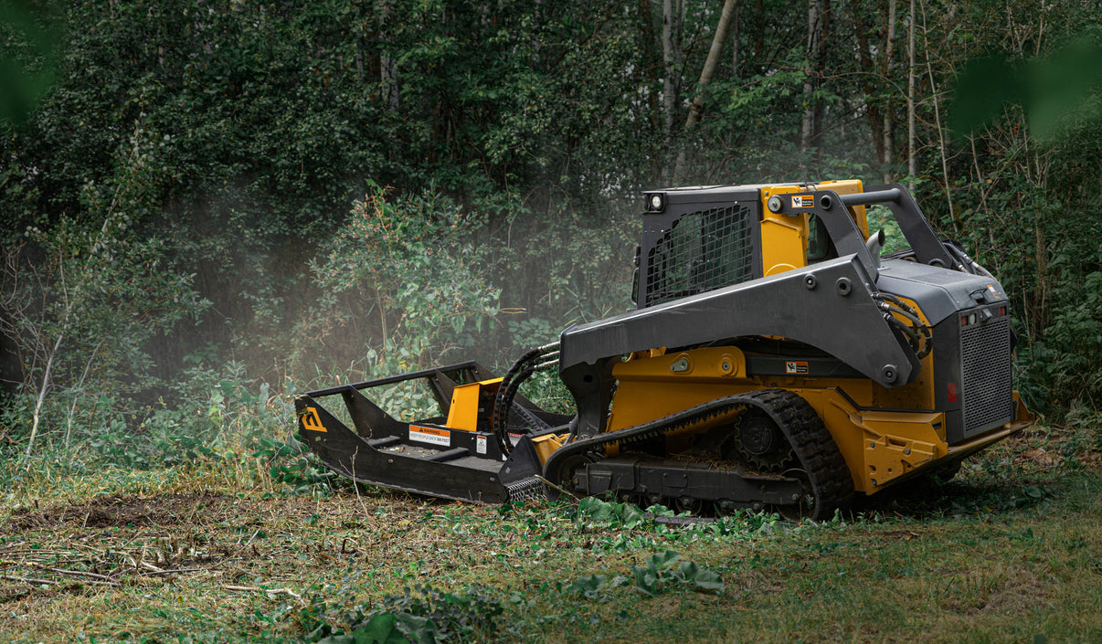 Skid Steer Brush Cutter | The Mega Mower X – Quick Attach