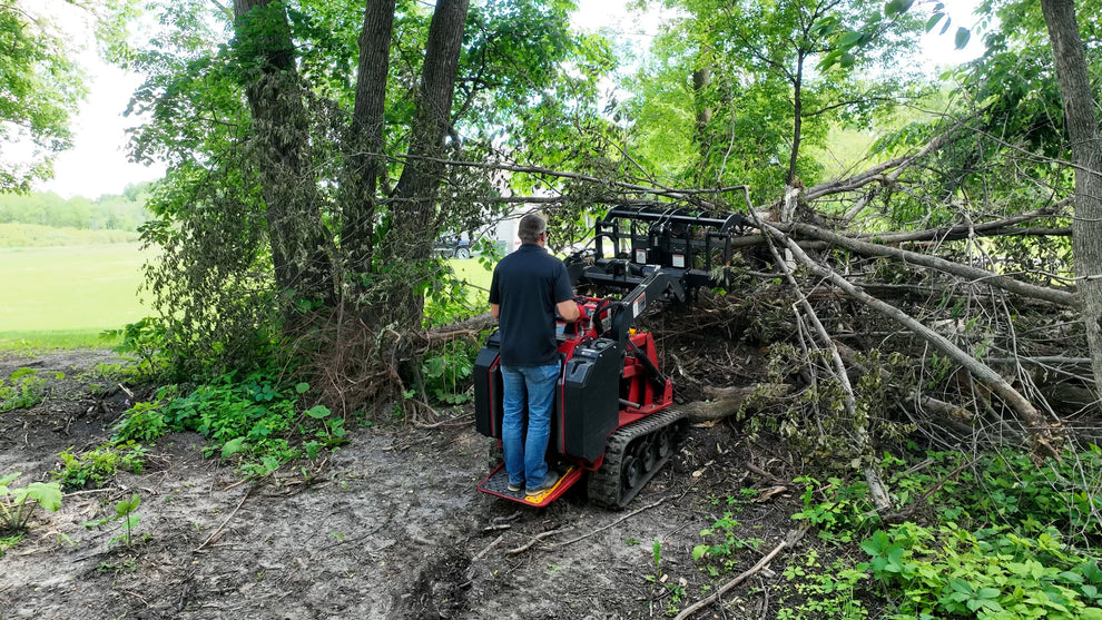 Mini Skid Steer Grapple Rake | Quick Claw Mini-Industrial Mini Grapple ...