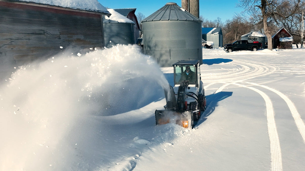 Mini Skid Steer Snowblower | The Summit Mini – Quick Attach