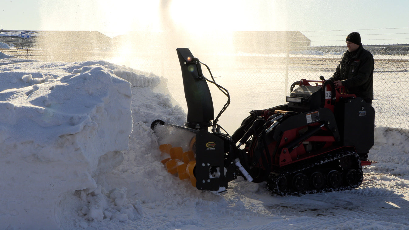 Mini Skid Steer Snowblower | The Summit Mini – Quick Attach