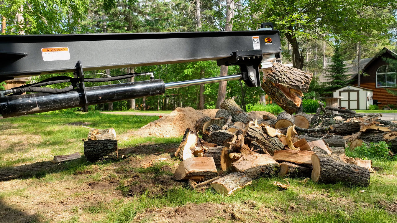 Skid Steer Log Splitter | The Quick Split – Quick Attach