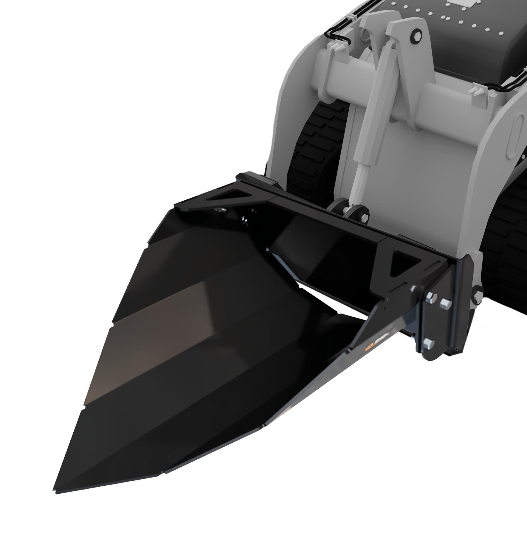 Quick Scoop Mini - Mini Skid Steer Utility Spade – Quick Attach