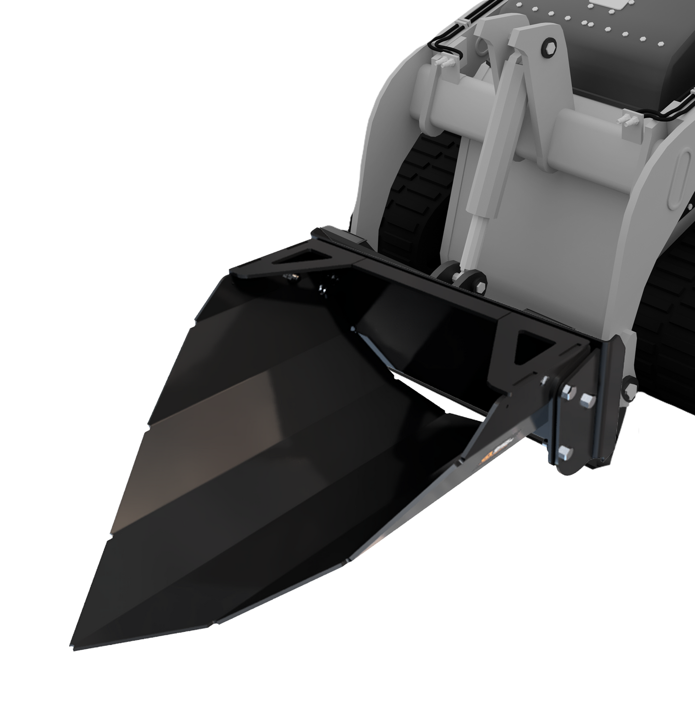 Quick Scoop Mini - Mini Skid Steer Utility Spade – Quick Attach