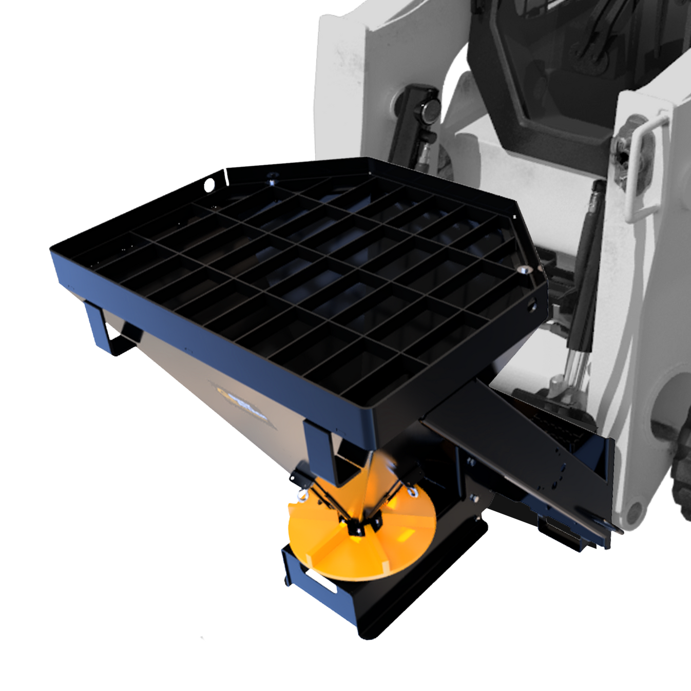 Power Spreader Salt, Sand and Fertilizer Spreader – Quick Attach