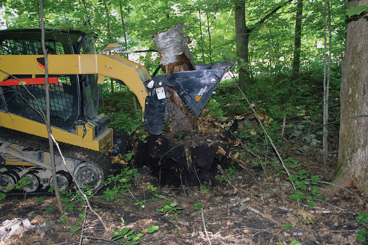 Industrial Combo Bucket For Skid Steers-2 Year Warranty – Quick Attach