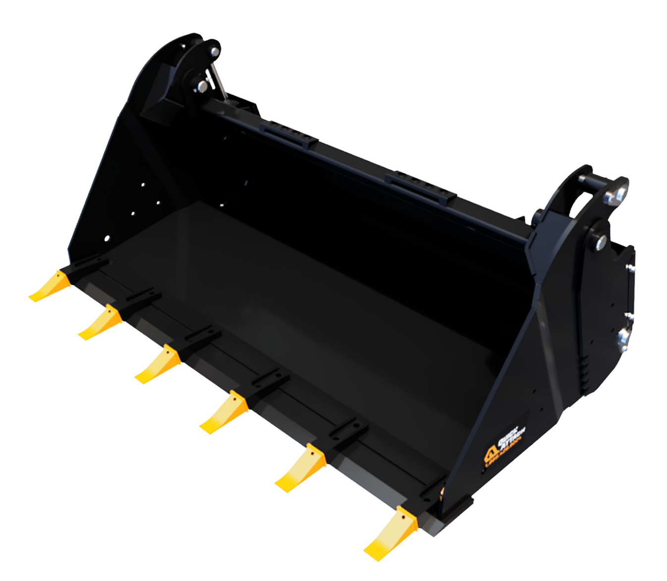 Industrial Combo Bucket For Skid Steers-2 Year Warranty – Quick Attach