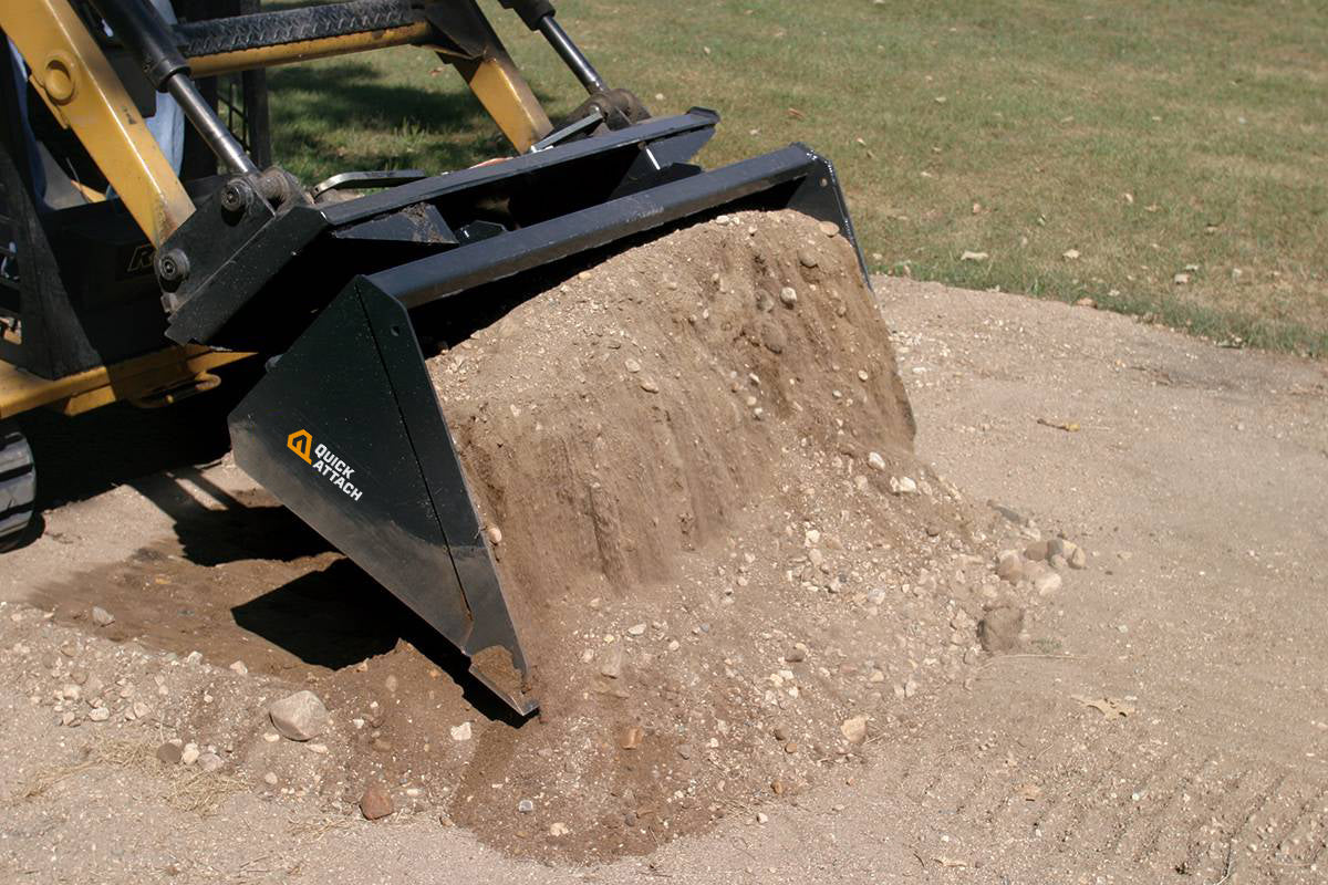 Mini Skid Steer | Buckets & Forks – Quick Attach
