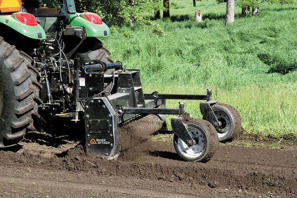 Tractor Harley Rake/ Soil Conditioner | Quick Power Scape 3-Point PTO ...
