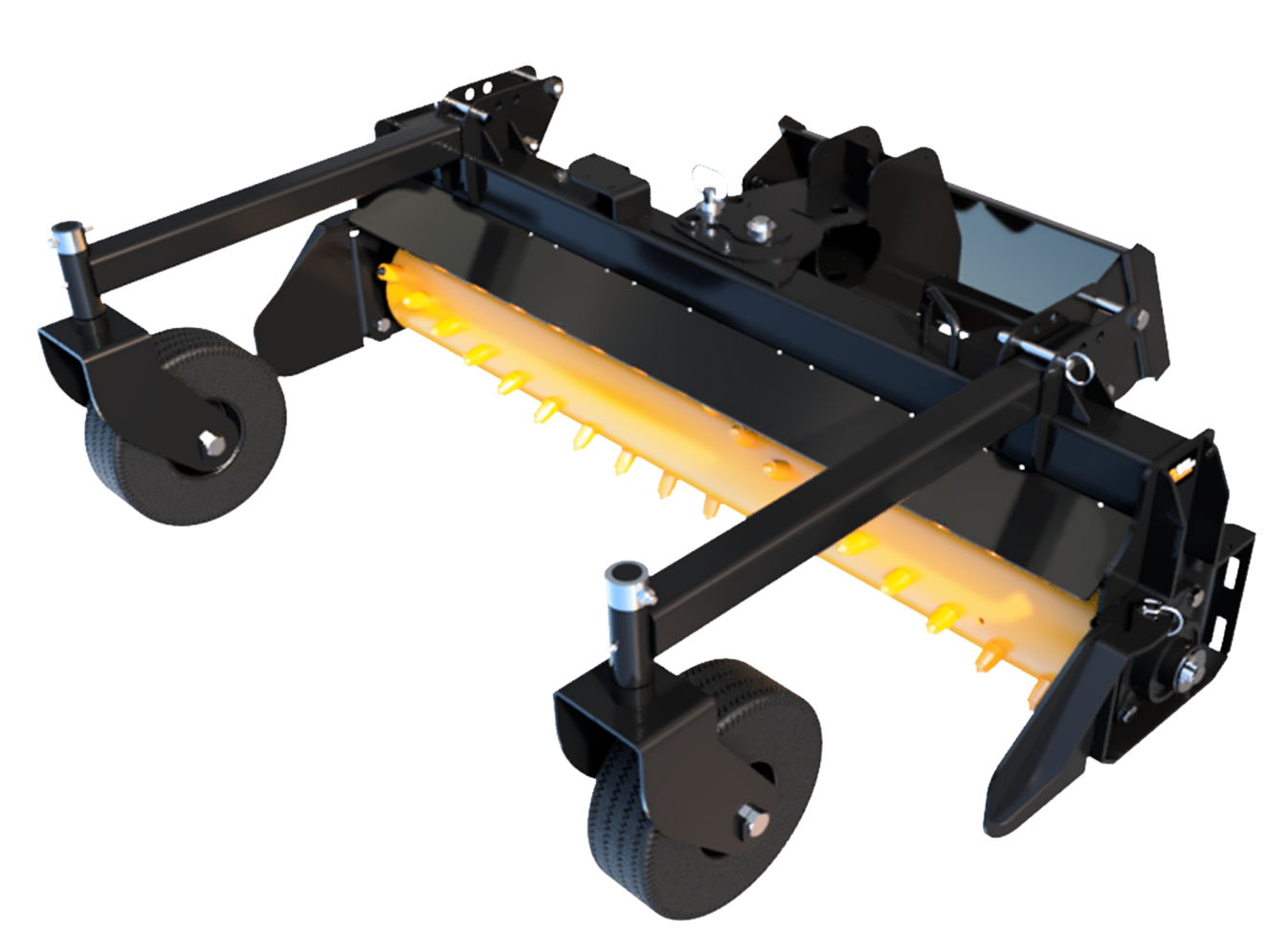 Mini Skid Steer Harley Rake/Soil Conditioner | Quick Power Scape Mini ...