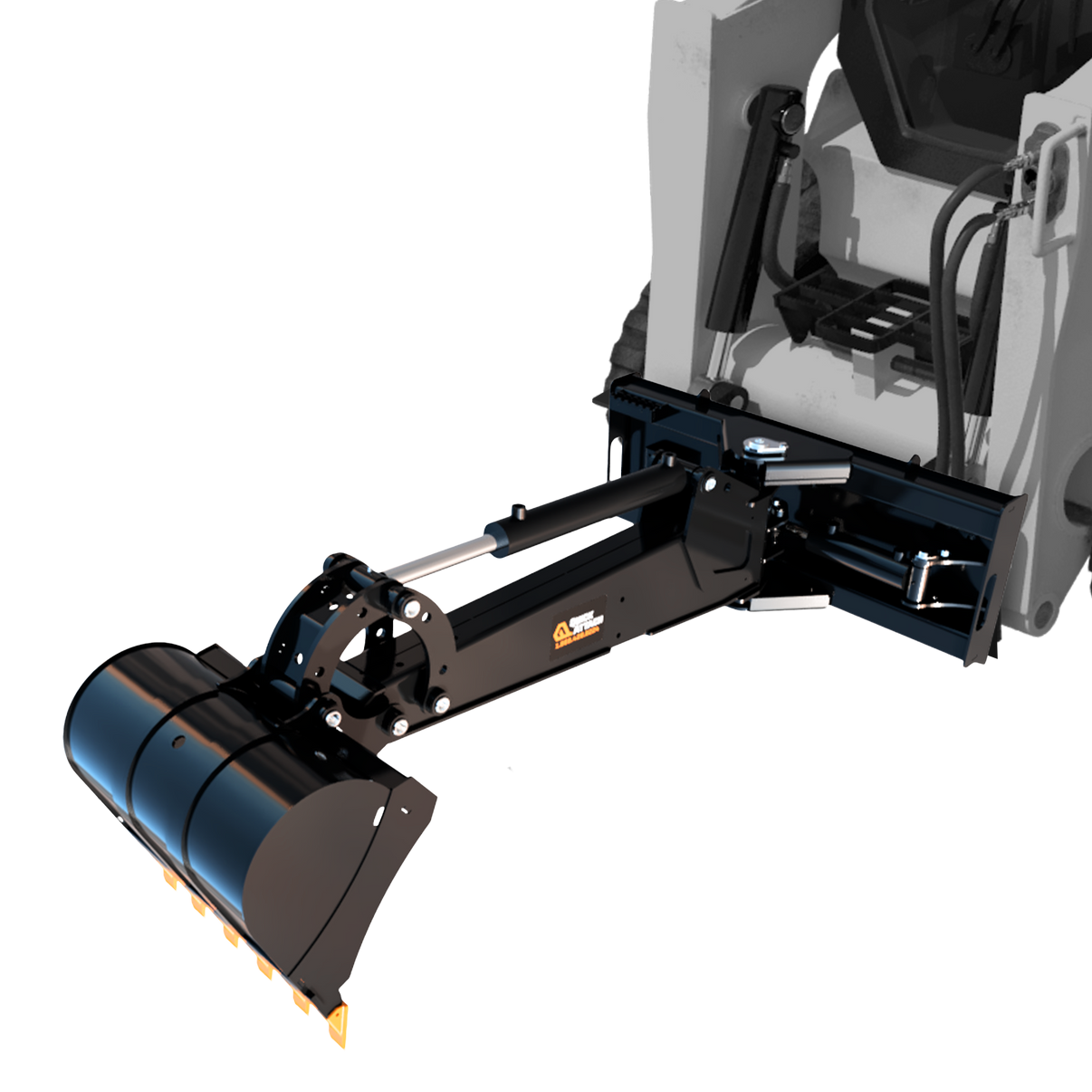 Skid Steer Backhoe | Quick Dig-Industrial Swing Backhoe – Quick Attach