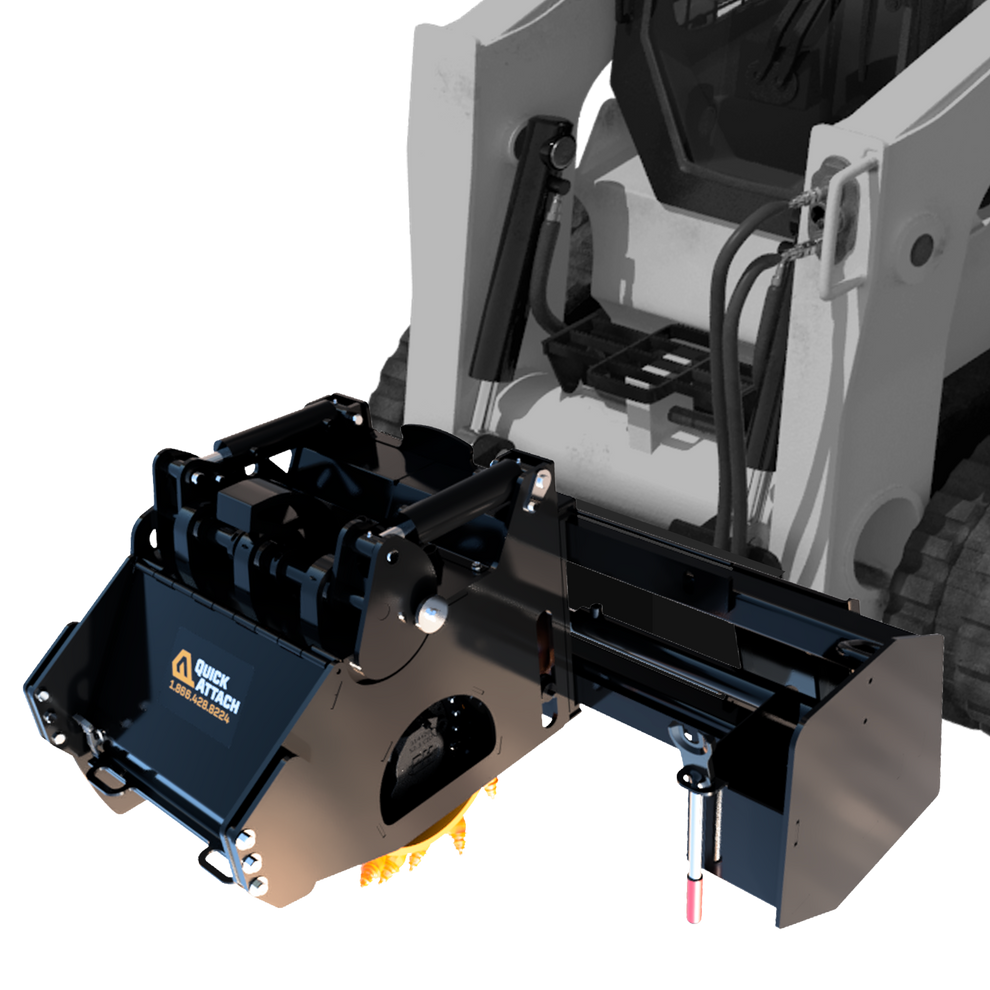 Skid Steer Asphalt Planer | Quick Mill-Industrial Cold Planer – Quick ...