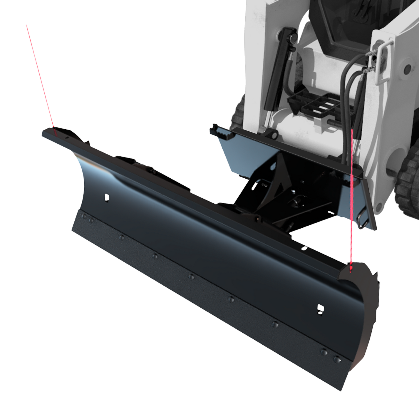 Skid Steer Snow Plows For Sale | Multiple sizes for any machine – Quick ...