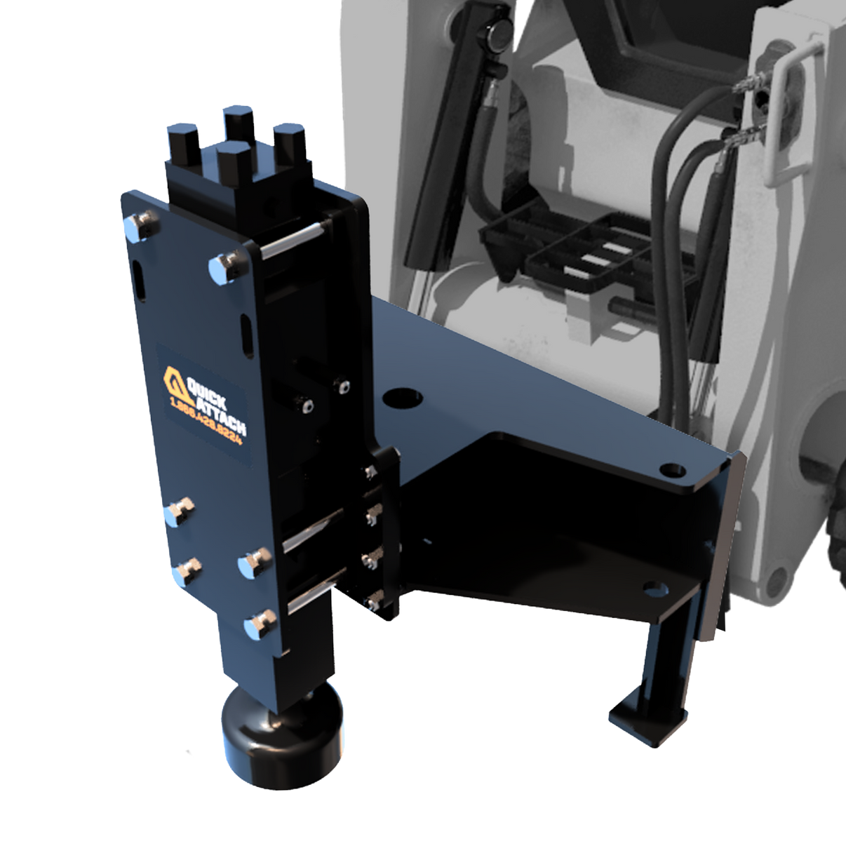 Skid Steer Post Driver | The Pile Driver – Quick Attach