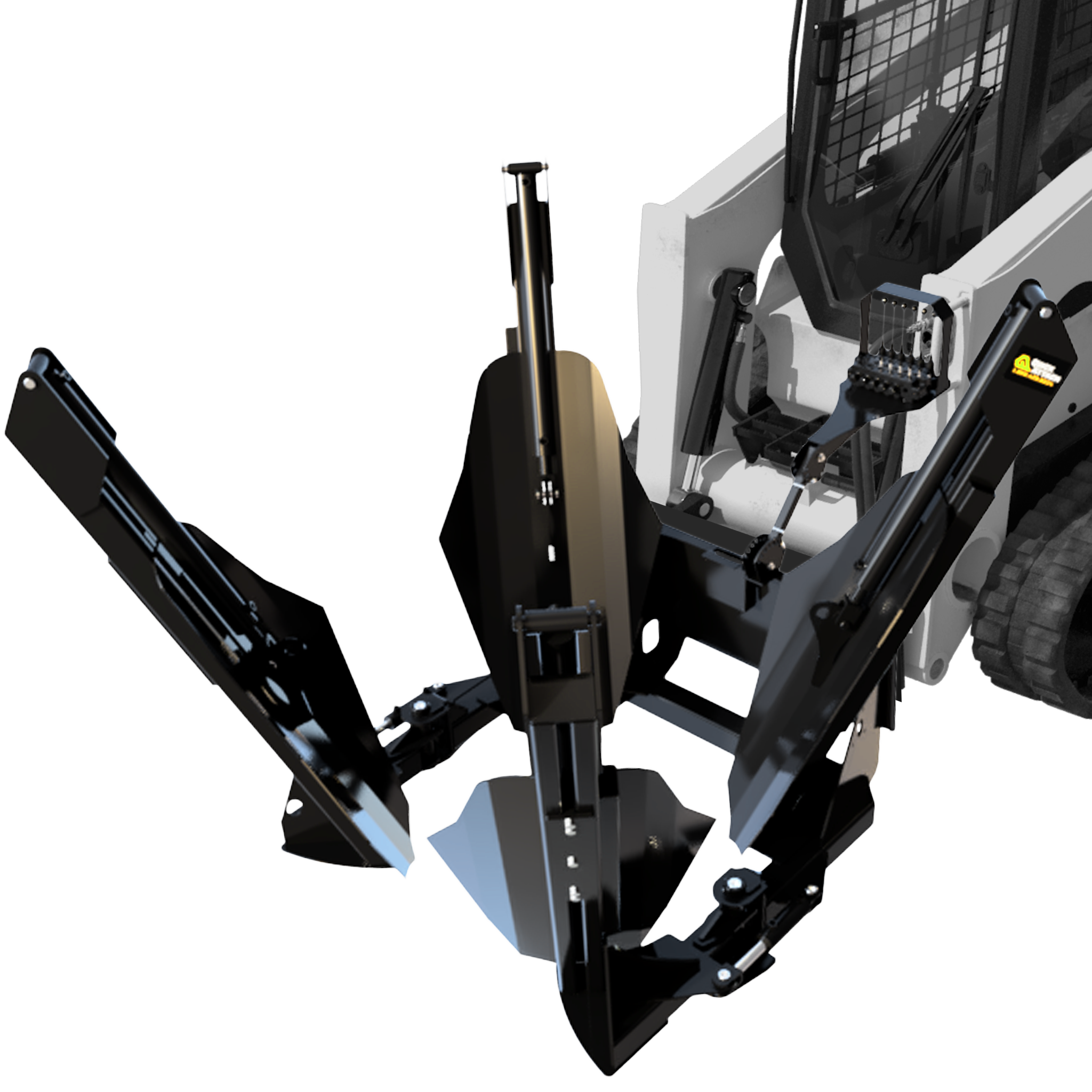 Skid Steer Tree Spade | Tree Jack-Tree Spade – Quick Attach