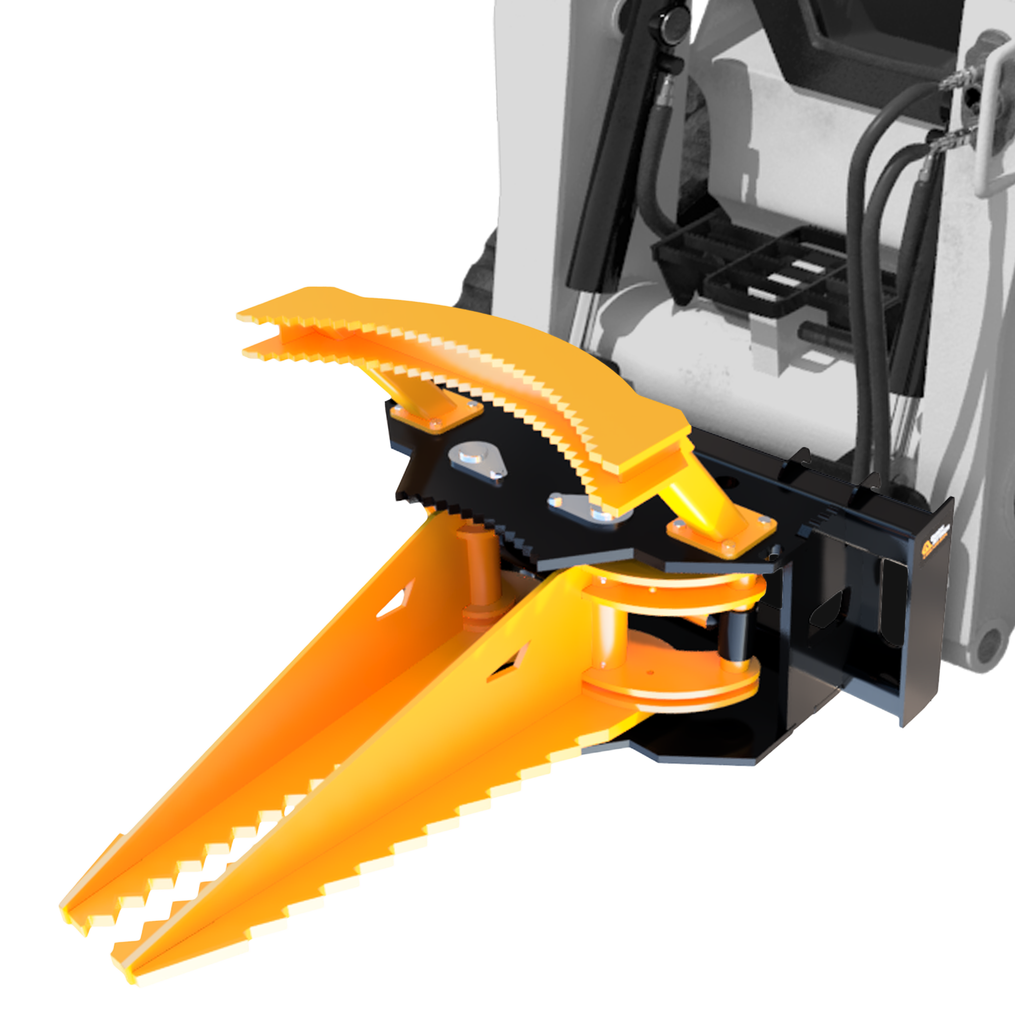 Skid Steer Extreme Tree Puller | Xtreme Power Claw Heavy-Duty Tree ...