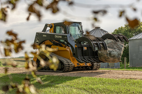 Eagle Talon-Industrial Log, Brush and Rock Grapple for Skid Steers ...