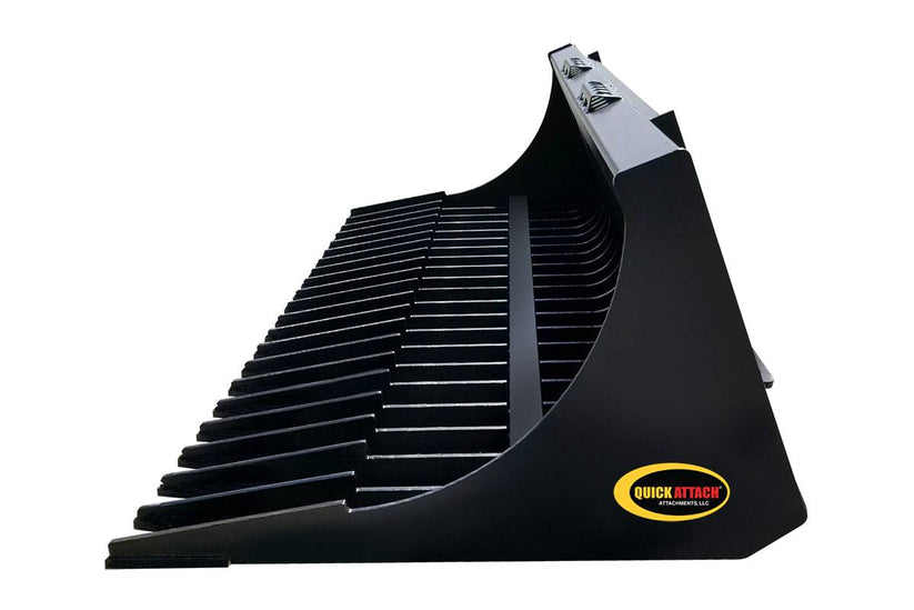 Skid Steer Rock Bucket | The Rock Scoop – Quick Attach