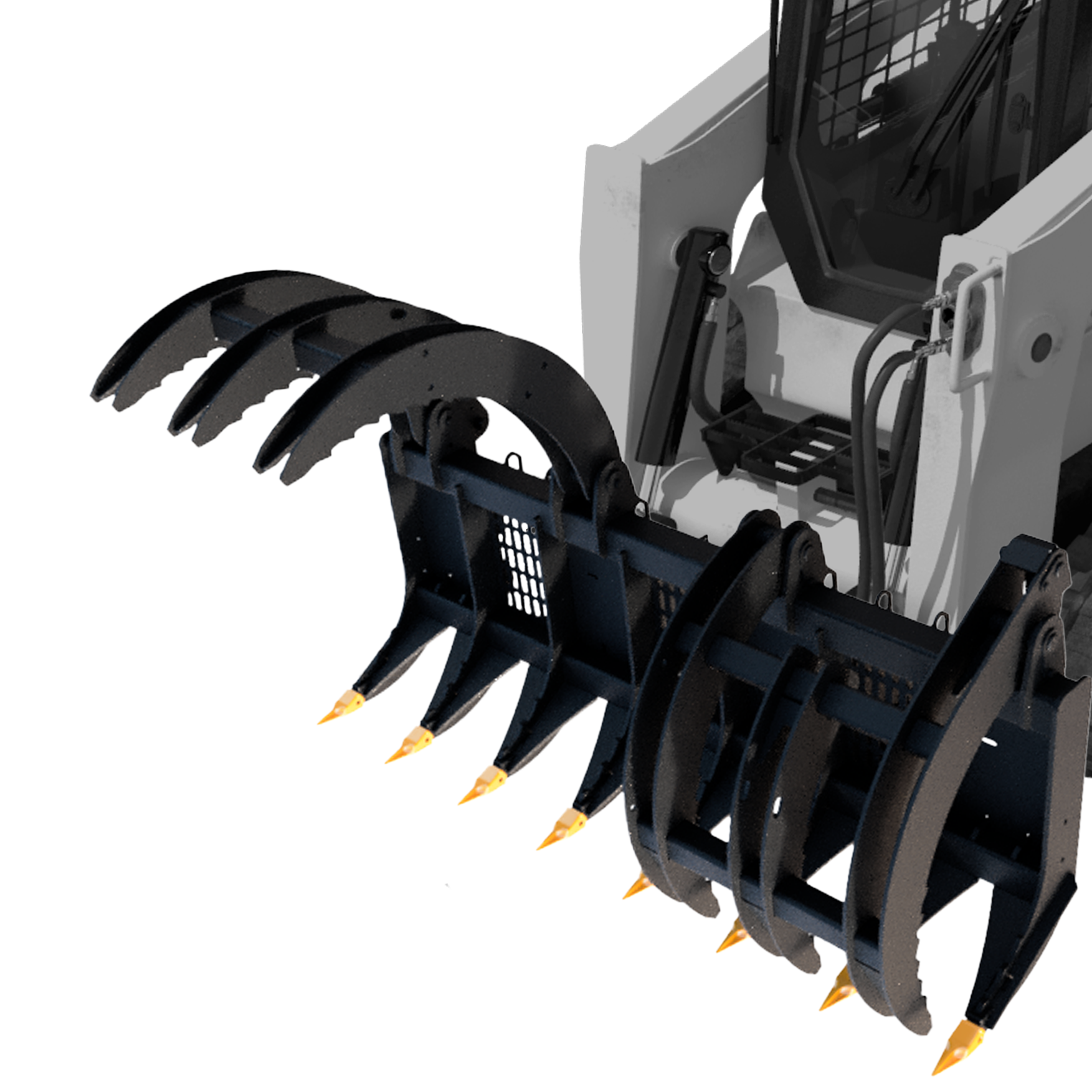 Skid Steer Grapples | Rock Grapples | Quick Attach