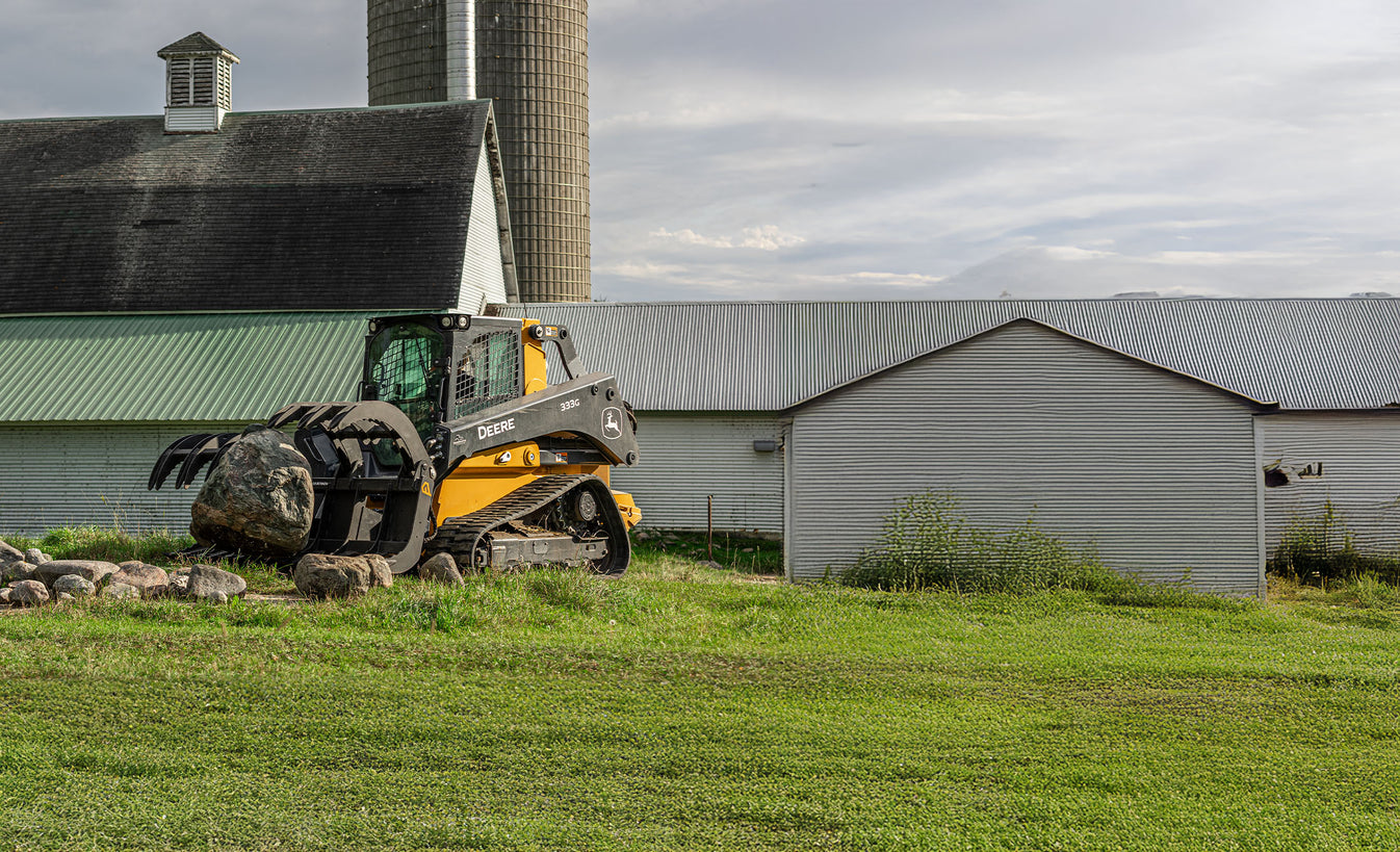 Eagle Talon-Industrial Log, Brush and Rock Grapple for Skid Steers ...